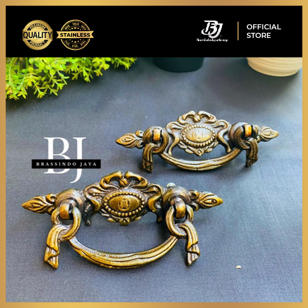 Jual Handle Laci Motif Ukir Pita Bahan Timah Import | Shopee Indonesia