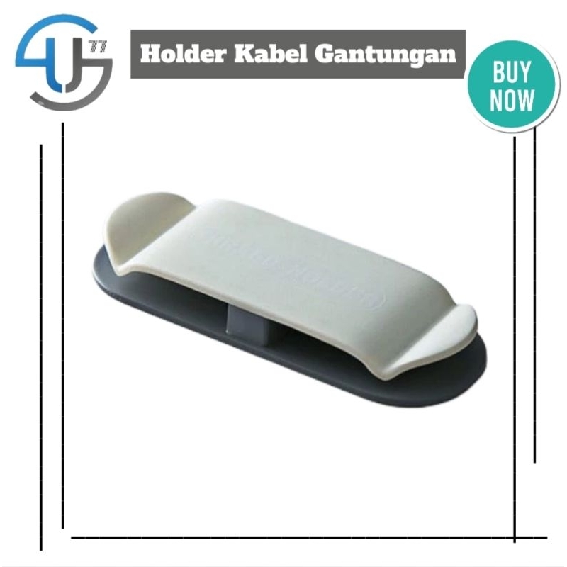 Jual US486 Holder Kabel Gantungan Hook Klip Meja Dinding Cantolan Kait ...