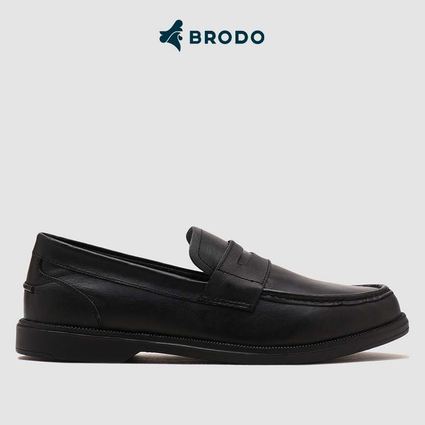 Jual BRODO - Sepatu Comforto Parang Jati Full Black | Shopee Indonesia
