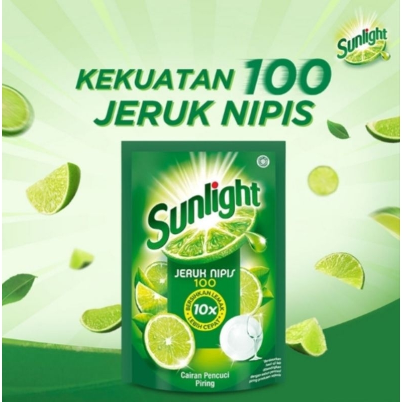 Jual SUNLIGHT SABUN CUCI PIRING JERUK NIPIS 650ML | Shopee Indonesia