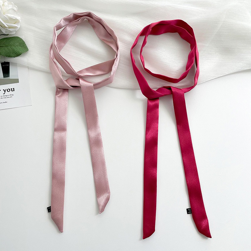 Jual scraf leher satin | tali lilit leher kecil | dasi pita | sabuk ...