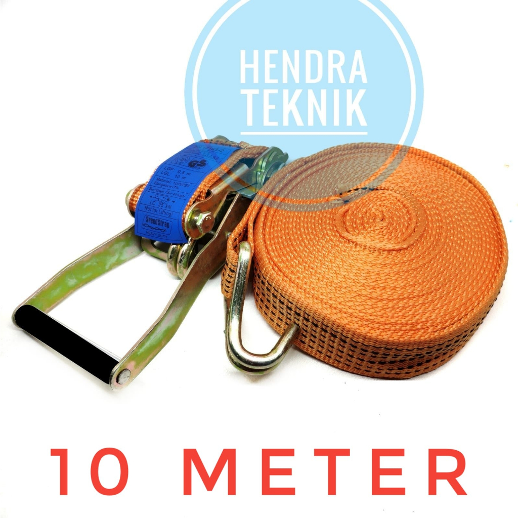 Jual RACHET TIE DOWN 2"X10M SS TALI KREK 50MM CARGO LASHING TRACK BELT ...