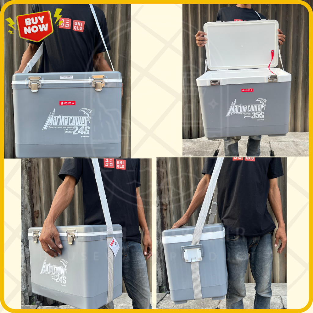 Jual COOLER BOX TEMPAT ES CRYSTAL 6 12 18 24 35S 55 72 CONTAINER BOX ES ...