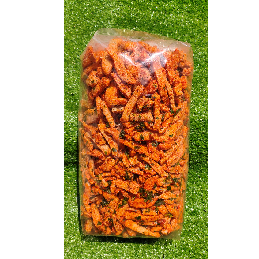 Jual Basreng daun jeruk 1kg PREMIUM, rasa original, pedas dan balado ...
