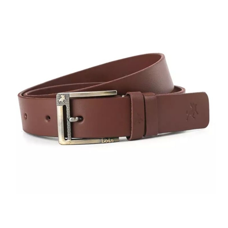 Jual Gesper Kulit Pria Original Lois B382GBRN | Shopee Indonesia