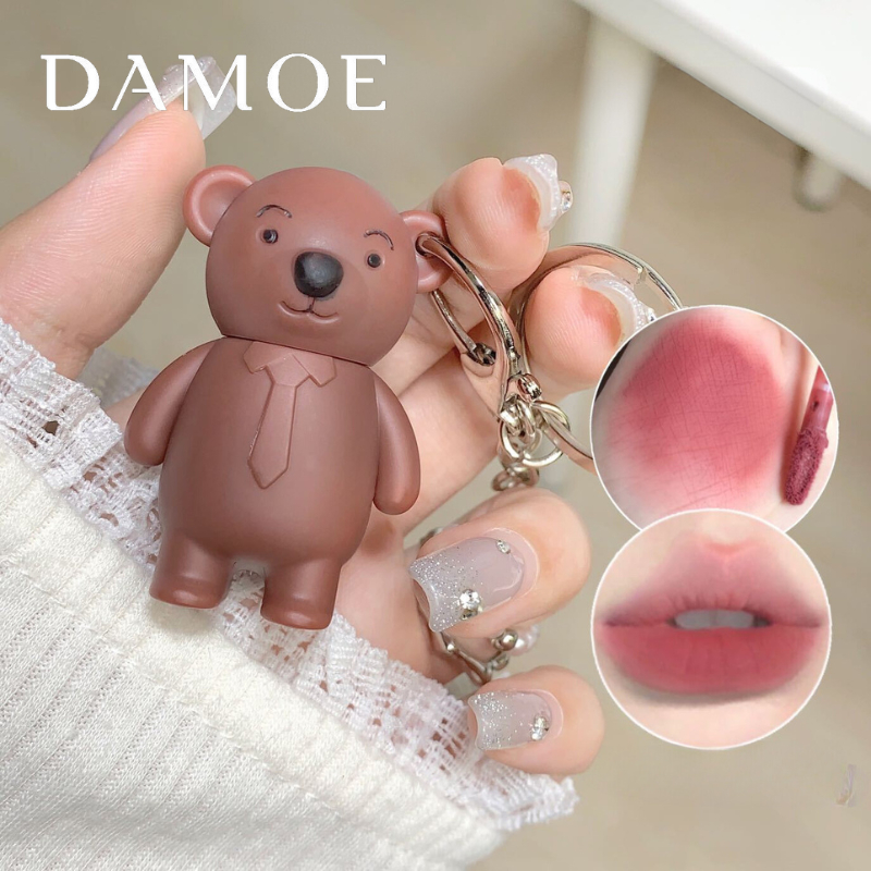Jual 13/ KEKEMOOD Parker Bear Cloud Mist Lip Glaze - Lip Cream Matte Velvet Beruang Lucu ...