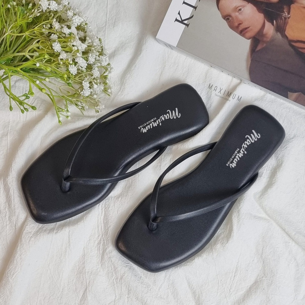 Jual R9 Sendal Teplek Wanita Simple / Sandal Jepit Wanita Mira | Shopee ...
