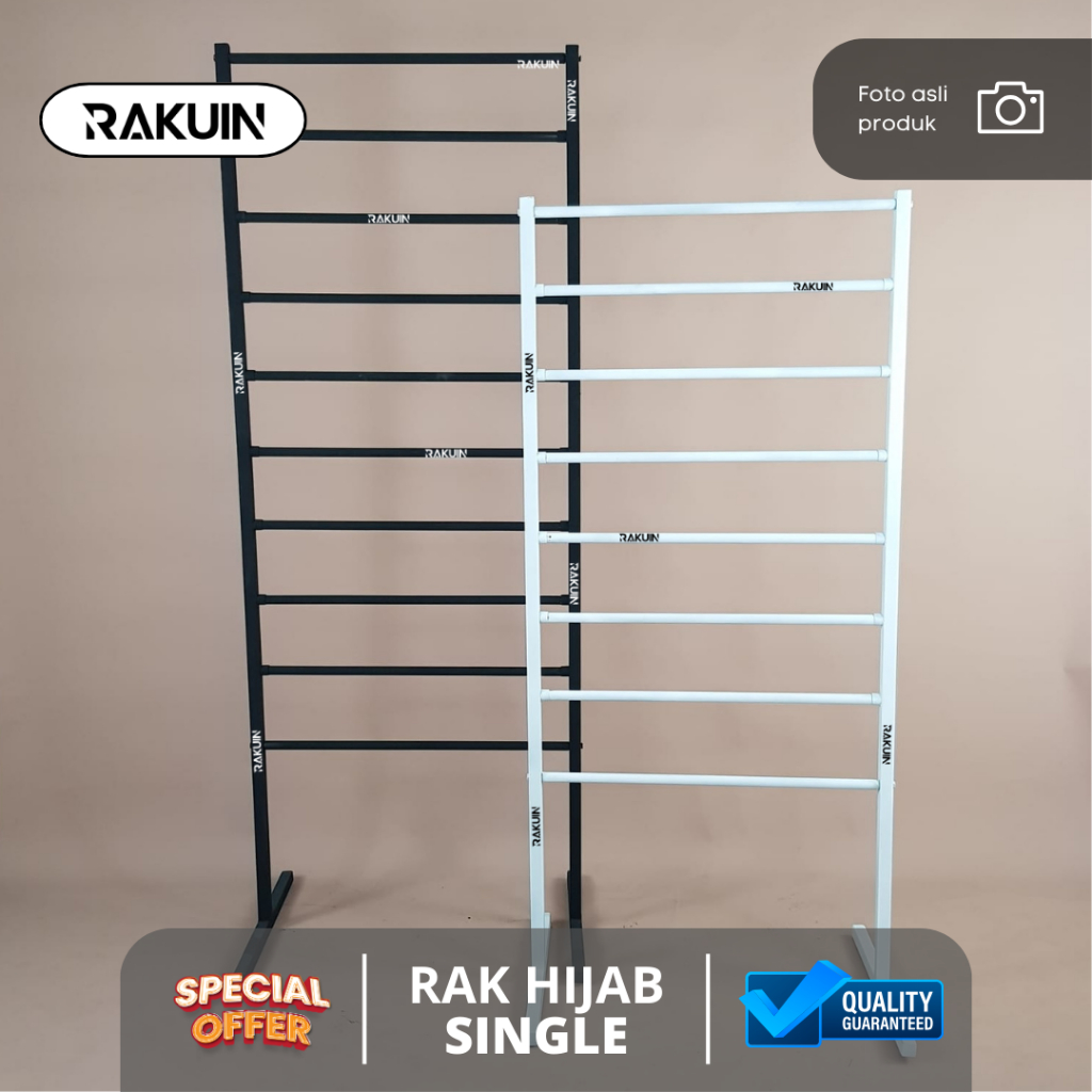 Jual RAK HIJAB SINGLE - RAK HIJAB BESI KOKOH & MINIMALIS/ RAK UNTUK ...
