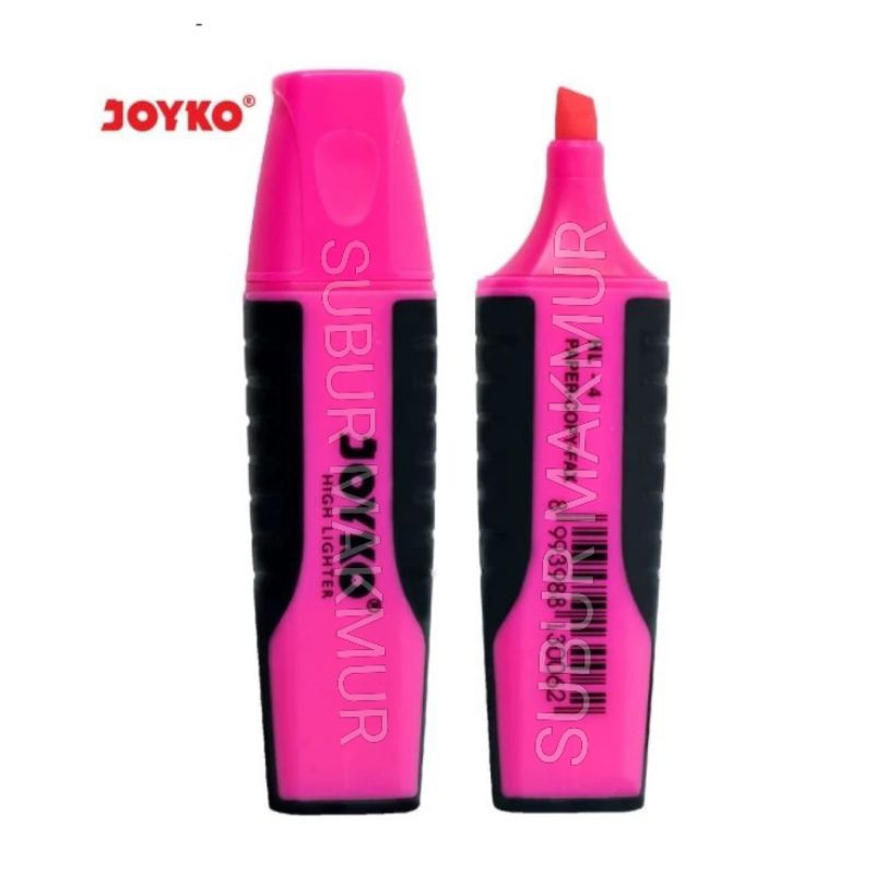 Jual Stabilo Joyko PINK - Stabilo Joyko HL-4 / Highlighter Penanda Berwarna Joyko Warna Pink HL ...
