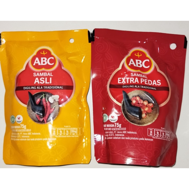 Jual ABC Sambal Saus Refill 65 gram Rasa | Shopee Indonesia