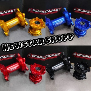 Jual Tromol Set Depan Belakang Scarlet Racing MX Series CNC Yamaha ...