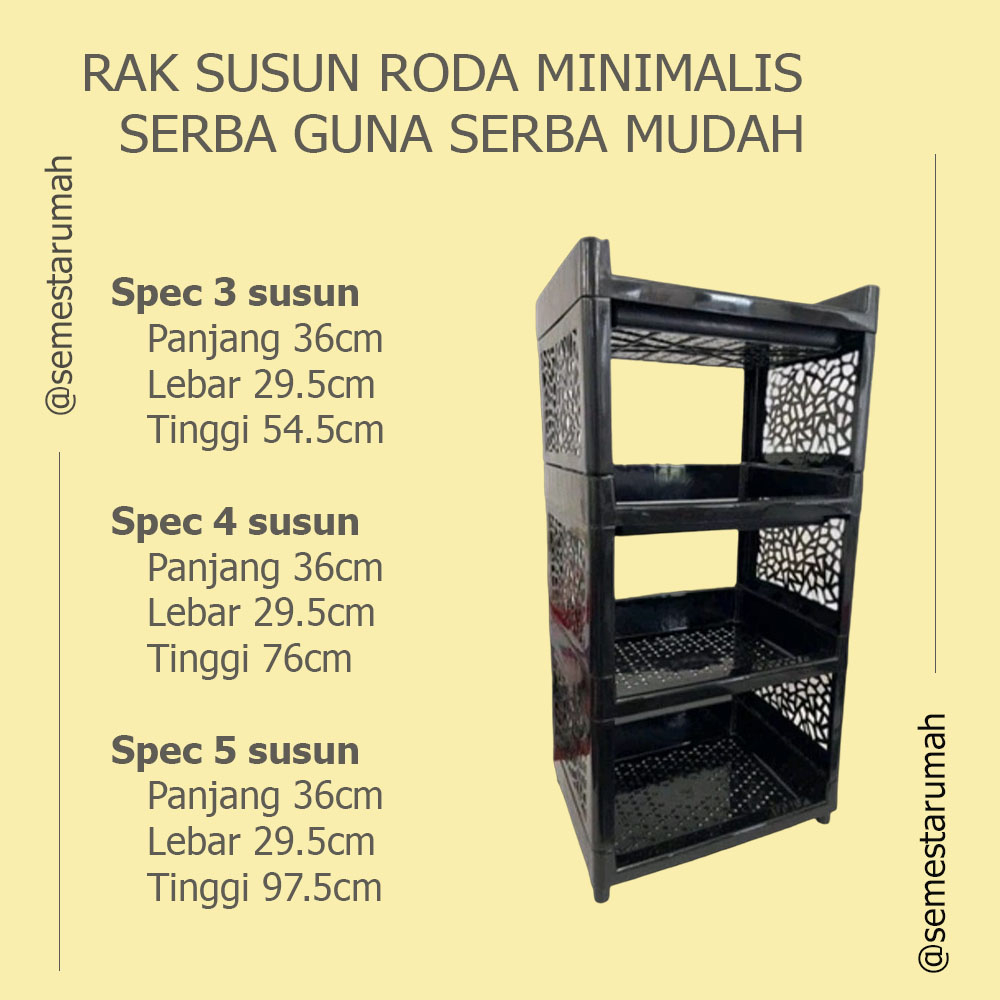 Jual RAK RODA TABITHA RAK SERBAGUNA RAK MINIMALIS RAK SUSUN RAK BUKU ...