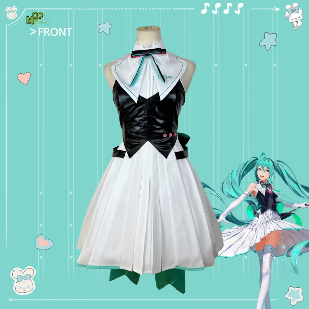 Jual VOCALOID Hatsune Miku cosplay costume MIKU Symphony Dress and wig ...