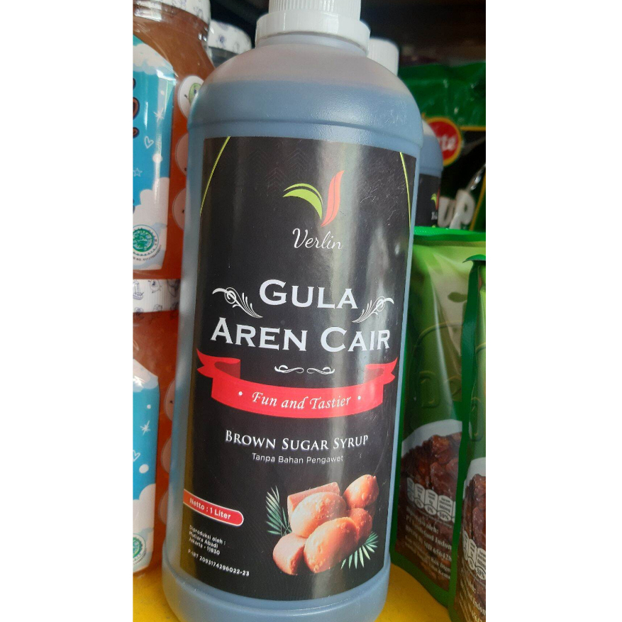 Jual VERLIN GULA AREN CAIR BOTOL 1 LITER | Shopee Indonesia