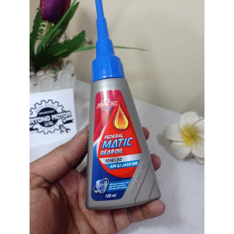 Jual Oli Gear Federal Matic SAE 10W-30 120 ml | Shopee Indonesia