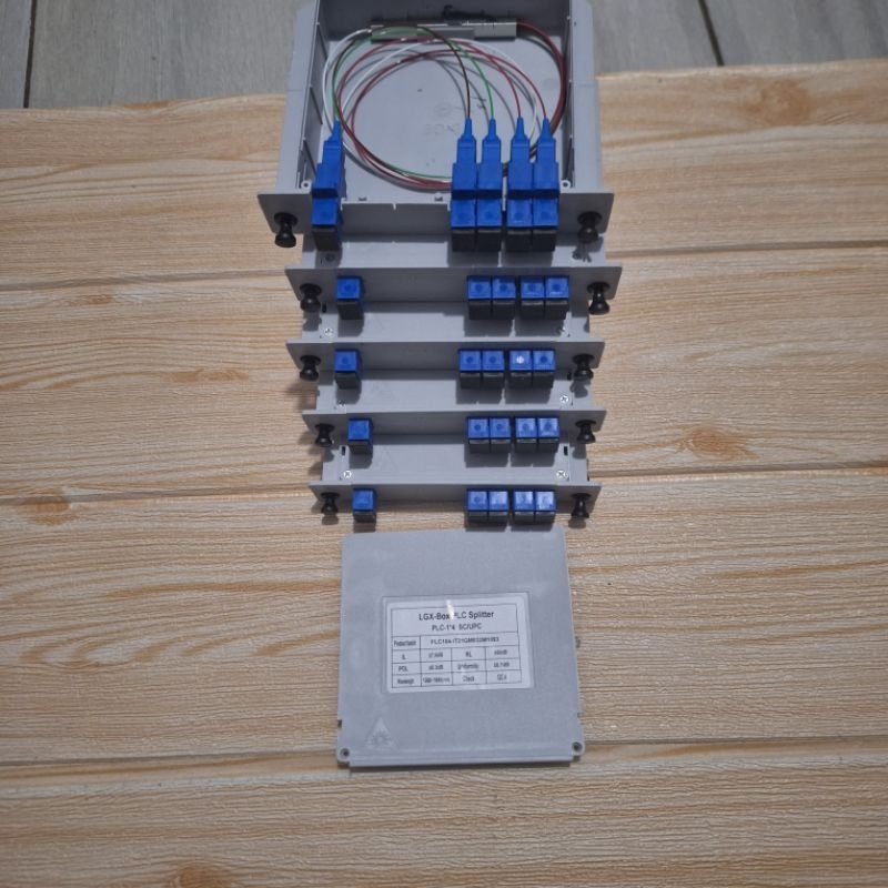Jual Passive Splitter Plc Box 1 4 Sc Upc Box Spliter 1 4 Sc Upc Fiber