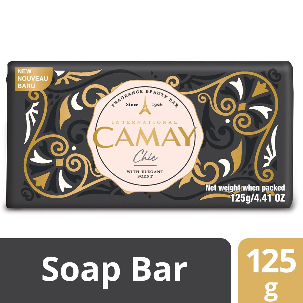 Jual CAMAY Soap Bar Classic | Chic | Natural 80gr / 125gr - Sabun Mandi ...