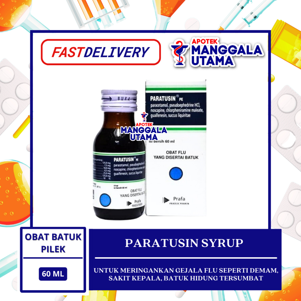 Jual PARATUSIN SYRUP 60 ML | Shopee Indonesia