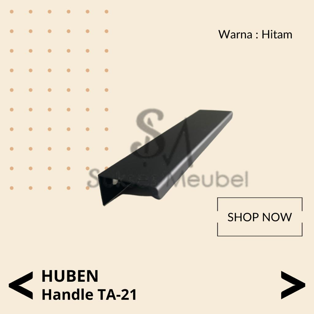 Jual HUBEN Handle TA 21 - 192 Hitam + Sekrup | Tarikan Laci / Lemari ...