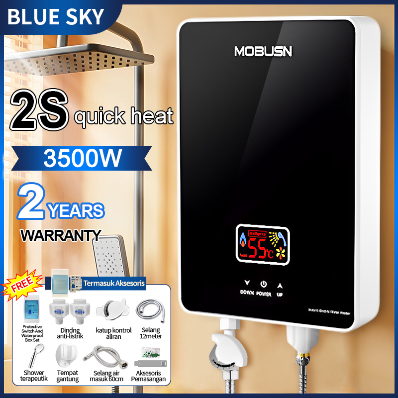 Jual BLUE SKY Pemanas air listrik instan yang dipasang di dinding/Water ...