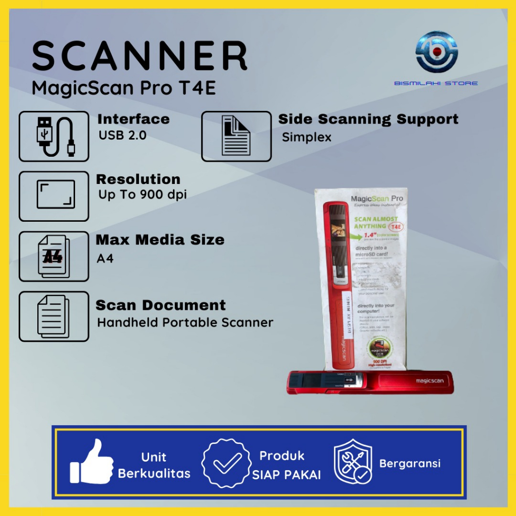 Jual Scanner Portable MagicScan Pro T4E Siap Pakai | Shopee Indonesia