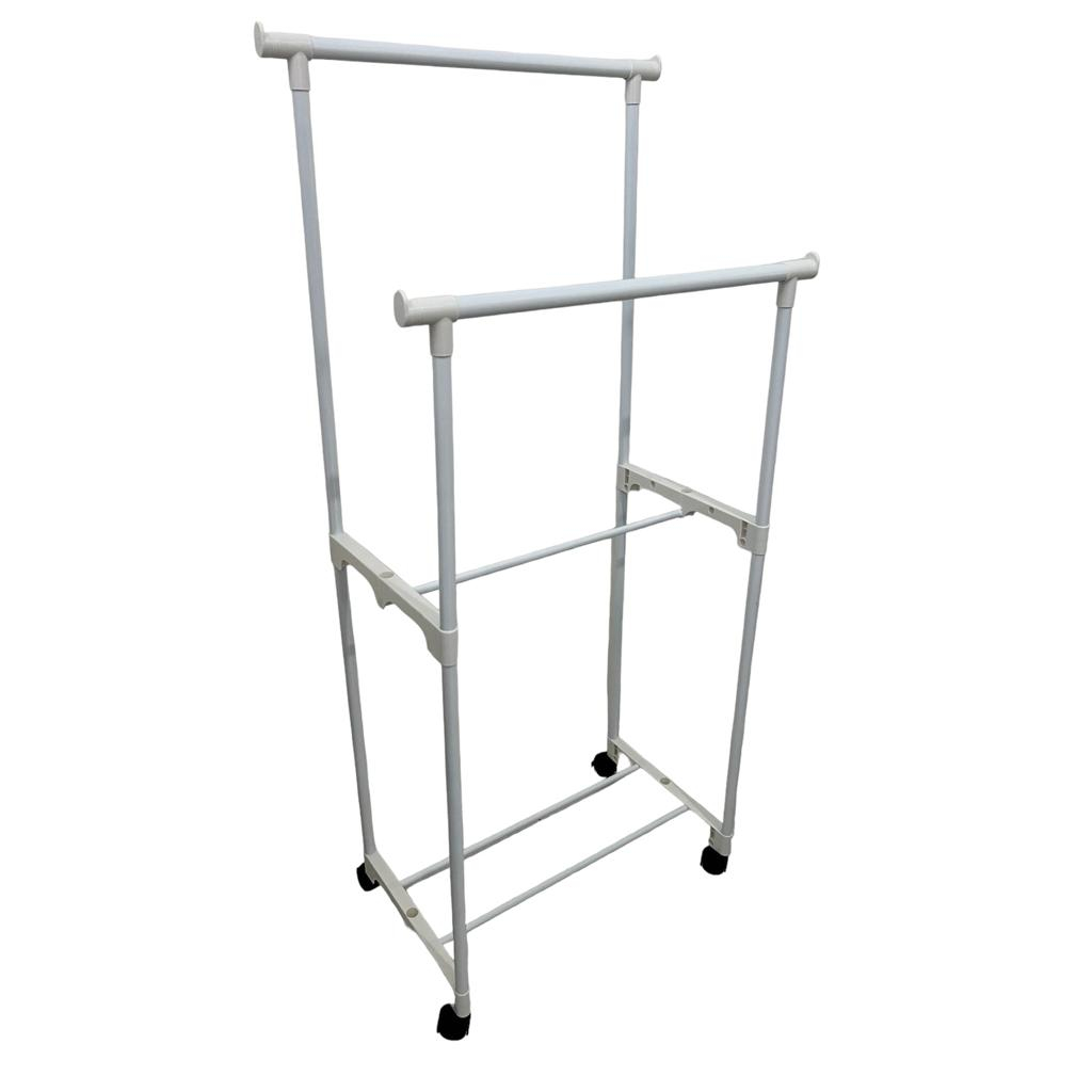 Jual Double Rod Rack Gantung 2 Lapis Dan Single Rod Shoes Rak Serbaguna ...