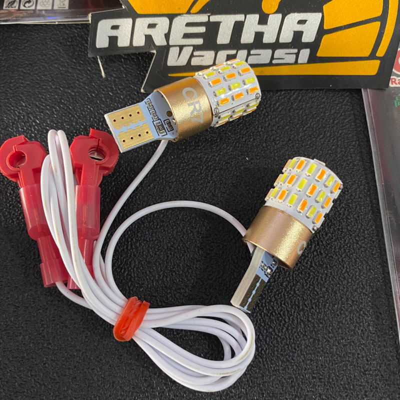 Jual Lampu Senja 54 Mata Lampu Sen 54 Titik Led Sein Motor Brigt CR7 ...