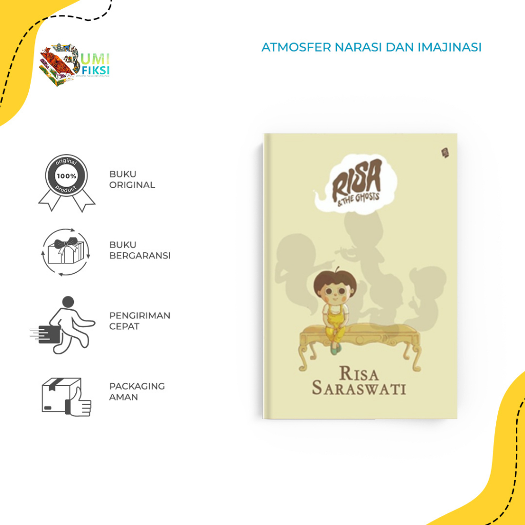 Jual Buku Novel Horor Risa & The Ghost - Jurnal Risa Project - Bukune ...