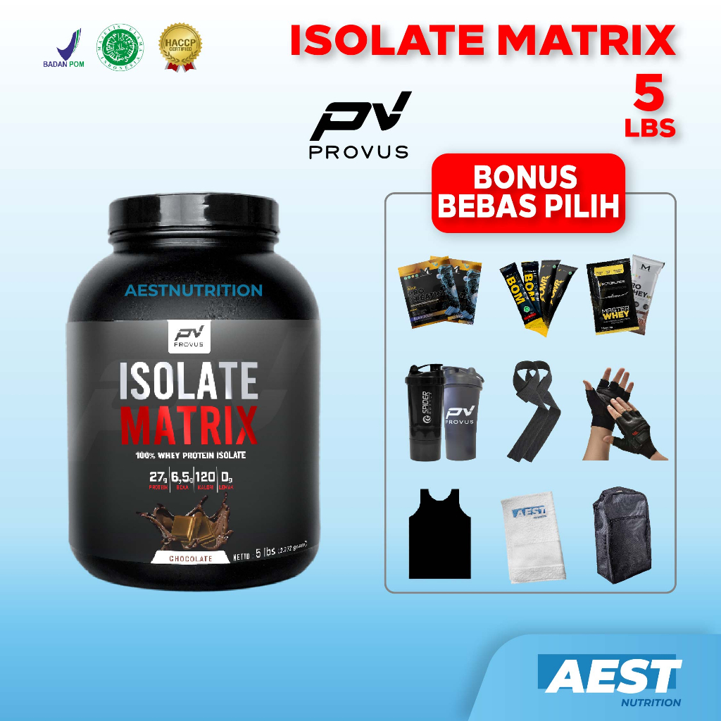 Jual Provus Isolate Matrix 5 lbs Susu Whey Protein Isolate | Shopee ...