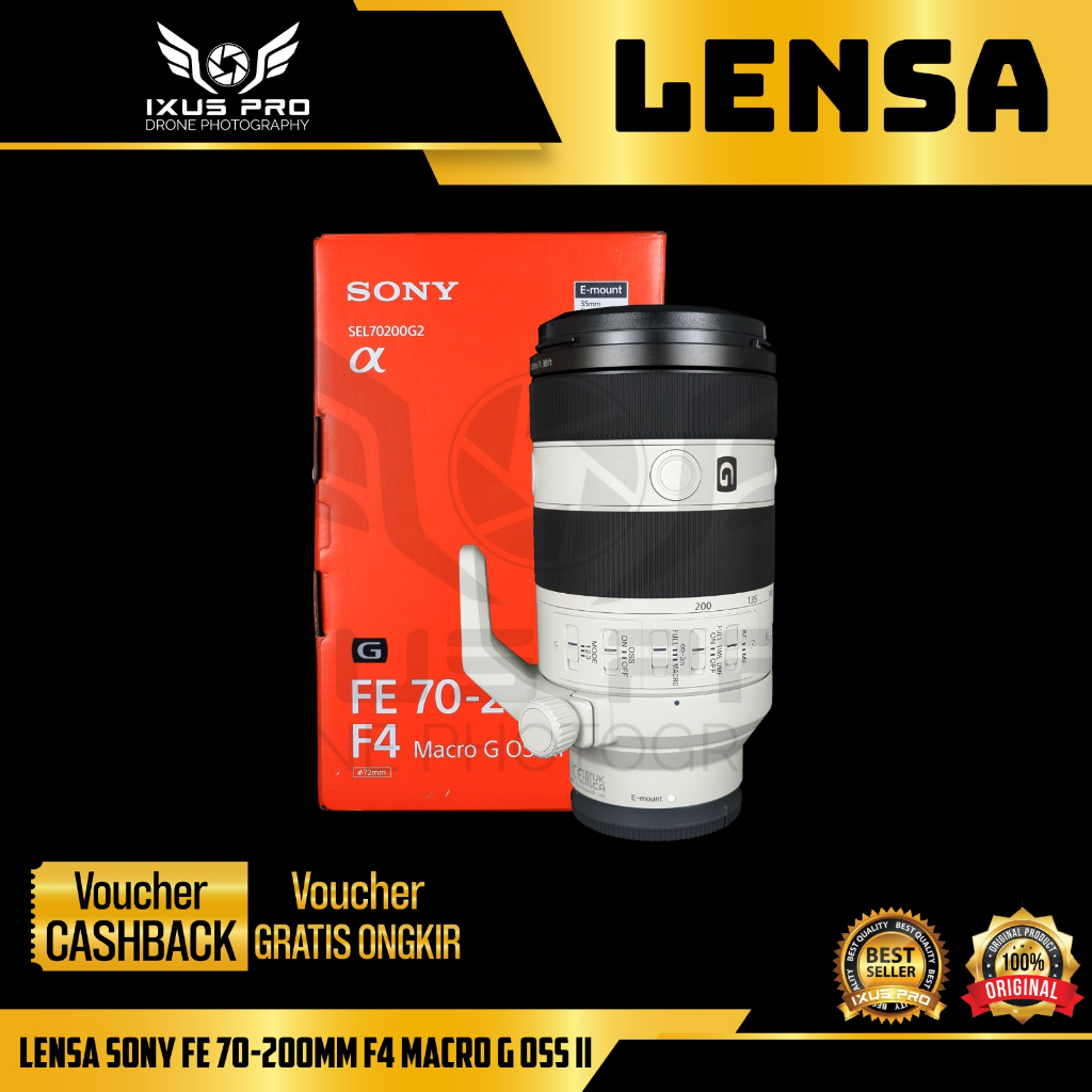 Jual Sony FE 70-200mm f4 II Macro G OSS Lensa Sony FE 70-200 mm f/4 ...