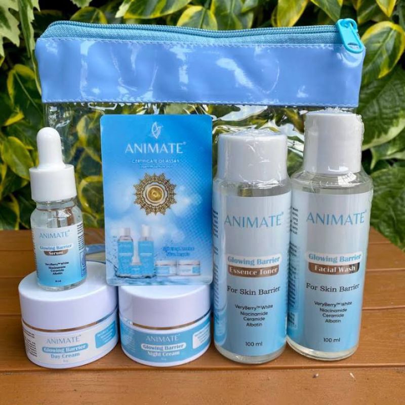Jual ANIMATE PAKET SKINCARE 5 IN 1 BARIER (BIRU) | Shopee Indonesia