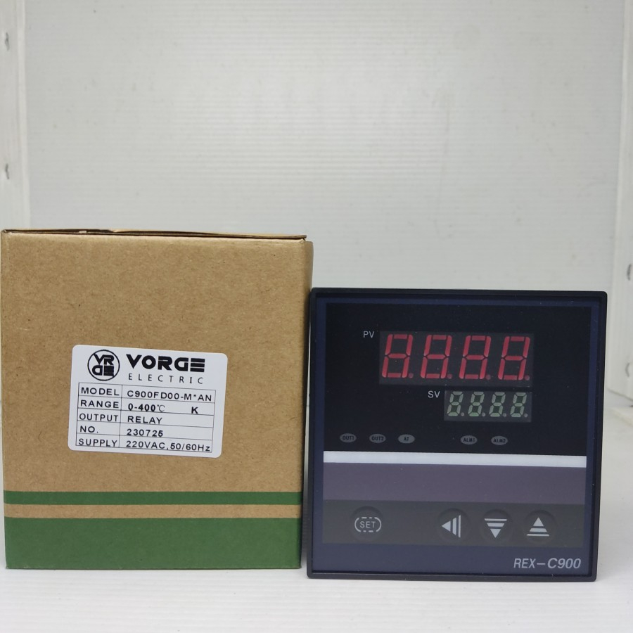 Jual PID Digital Temperature kontrol REX-C900 thermostat VORGE CONTROL | Shopee Indonesia