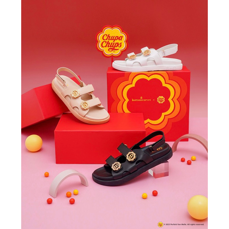 Jual Buttonscarves X Chupa Chups Sandal | Shopee Indonesia