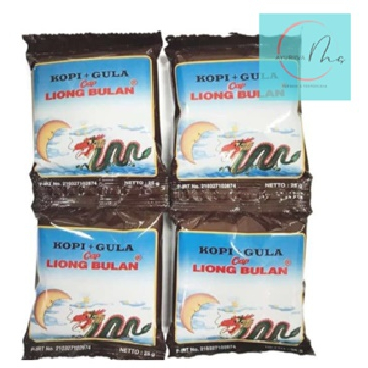 Jual Kopi plus gula Cap Liong Bulan Bogor 1 Pak isi 20 Sachet x 25 gram ...