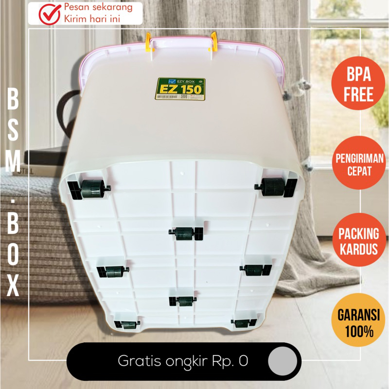 Jual Ezy Box Container Plastik JUMBO BESAR Cb 150-130-95-82-75-52 Liter ...