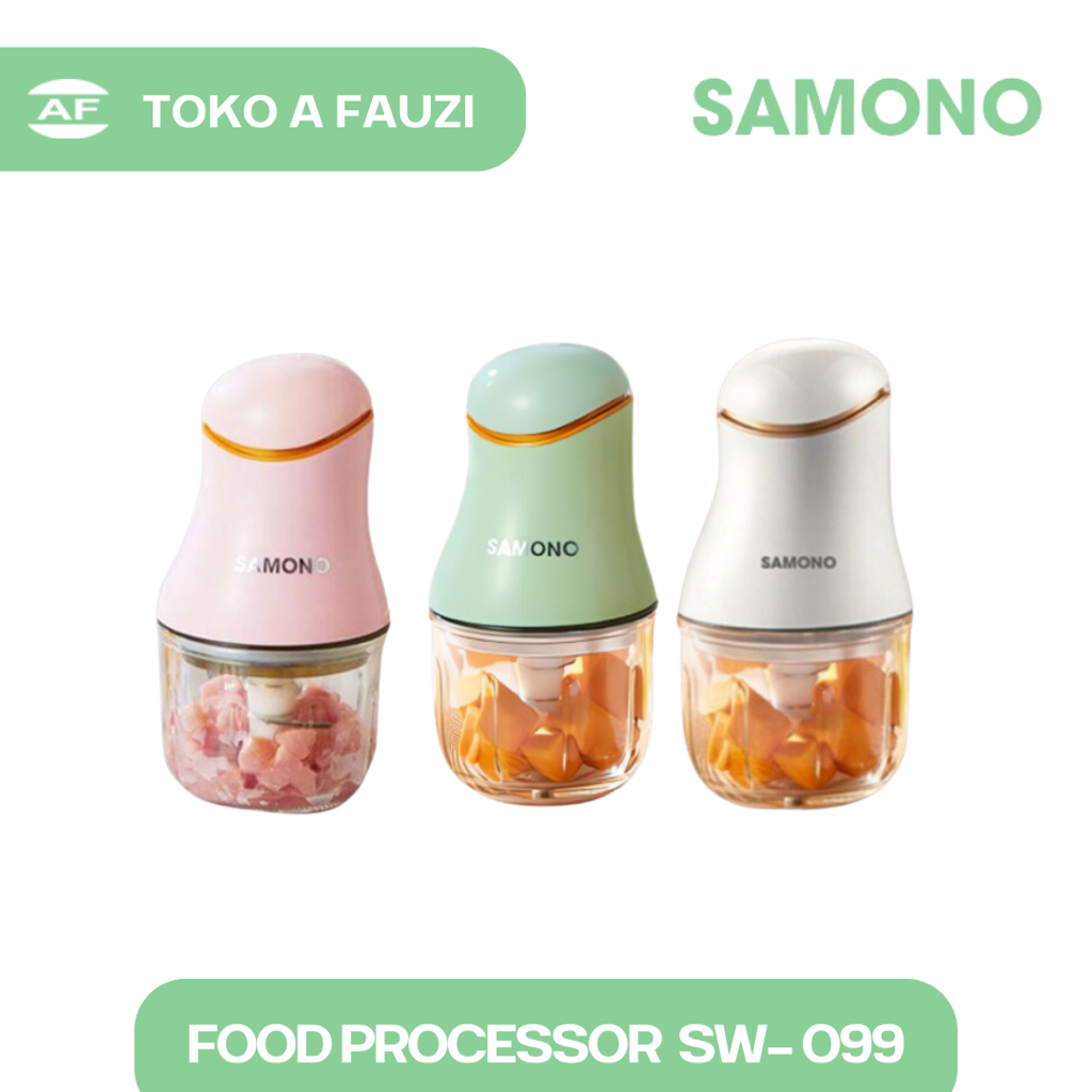 Jual Samono SW099 Portable Multifunction Electric Food Processor Chopper | Shopee Indonesia