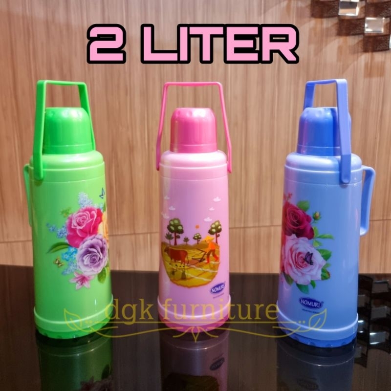 Jual Termos Thermos Air Panas Dingin Vacuum Vacum Flask 2 Liter 2L 2 L 2000ML 2000 ML Plastik ...