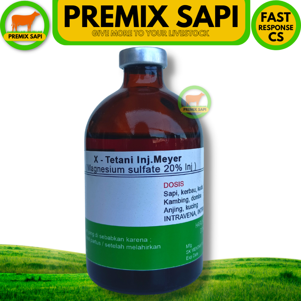 Jual X TETANI INJ 100ML MEYER - Obat Kejang Otot Pada Hewan Keracunan ...