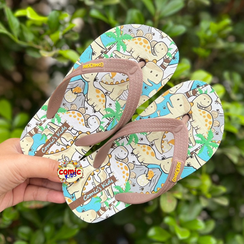 Jual Comickids Sandal Jepit Anak Laki-Laki Sendal Karet Balita 3 4 5 6 ...
