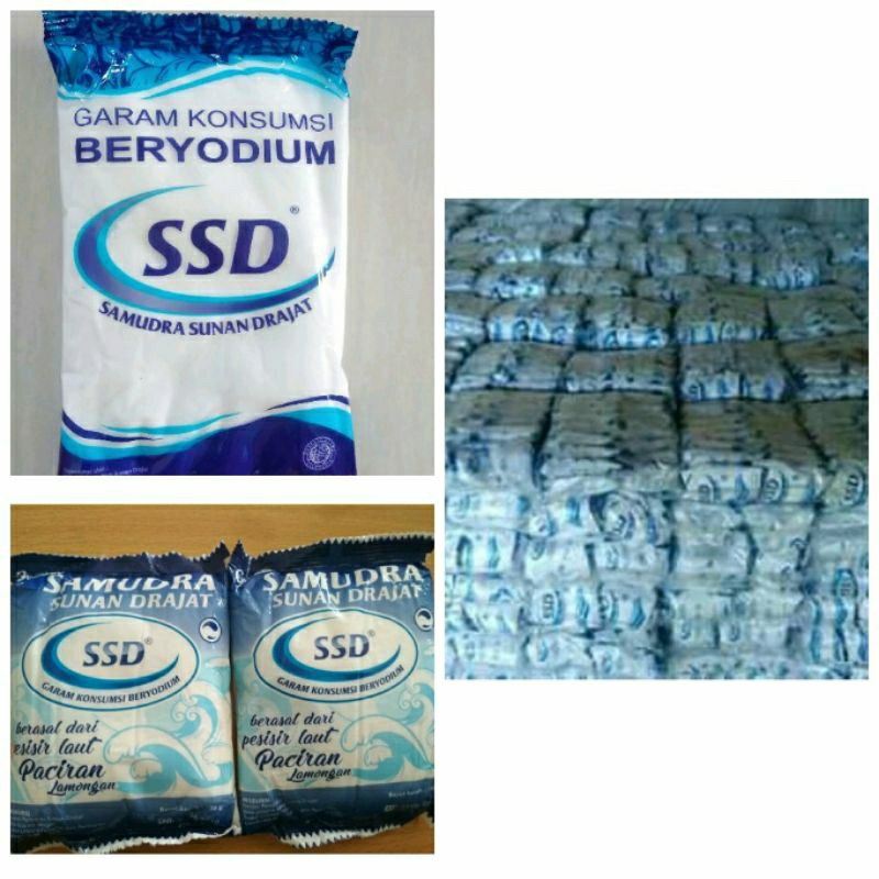 Jual Garam SSD / Garam Putih Halus / Garam Samudra 150 Gram Garam ...