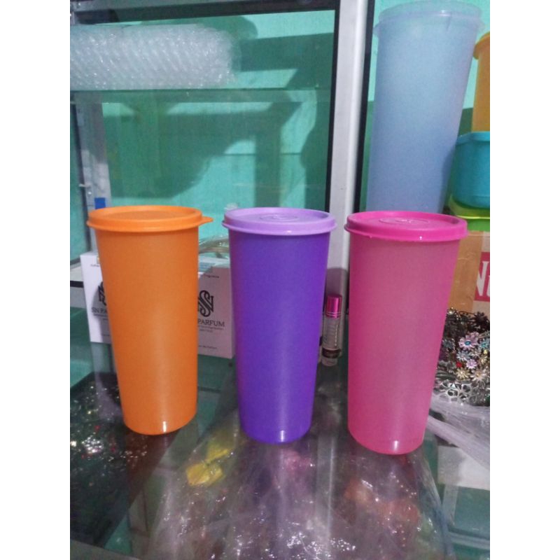 Jual Tumbler 500Ml ( 3pcs ) TUPPERWARE ORIGINAL (SECOND) | Shopee Indonesia