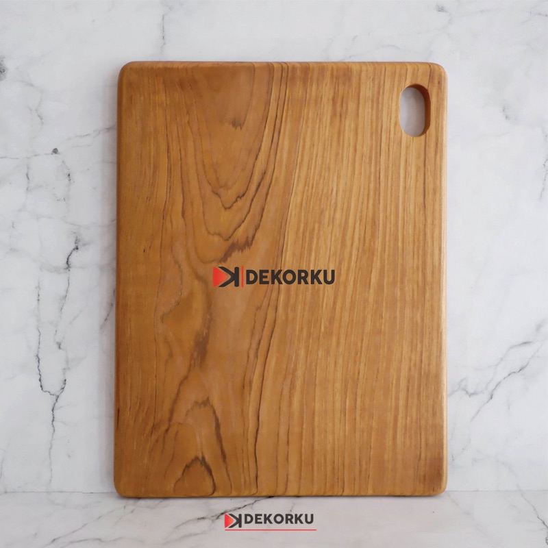 Jual Talenan kayu jati minimalis ukuran medium 40cm x 30cm | Shopee ...