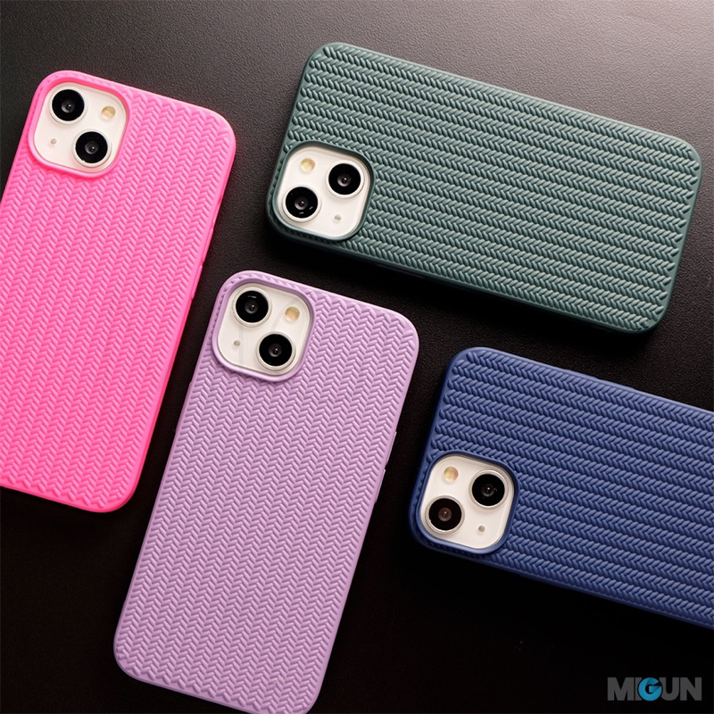 Jual (2) Colorful Knit Case - Case for iPhone 7 8 SE2020 7+ 8+ X XS XR ...