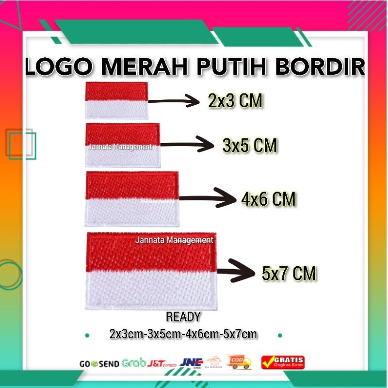 Jual Bet Bendera Merah Putih | Badge Merah Putih | Bed Merah Putih Full ...