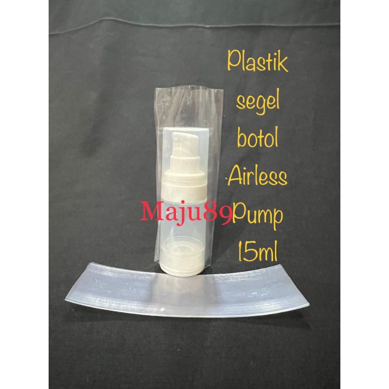 Jual Plastik segel botol Airless Pump 15ml | Shopee Indonesia