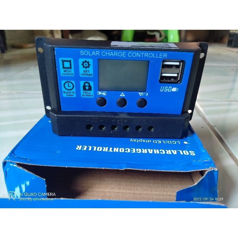 Jual SCC PWM 20 Ampere Biru Solar Charge Controller | Shopee Indonesia