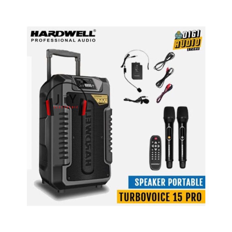 Jual Speaker Portable Meeting Wireless 15 Inch Hardwell Turbovoice 15