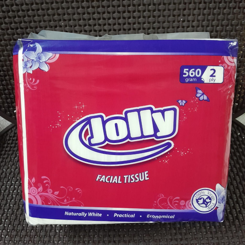 Jual TISU TISSUE JOLLY KILOAN 560 SHEETS 2PLY/ TISSUE WAJAH ...