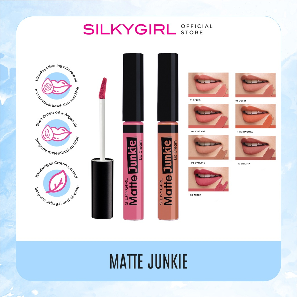 Jual SilkyGirl Matte Junkie Lip Cream | Shopee Indonesia