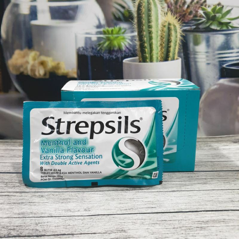 Jual Strepsils Permen Tenggorokan 8 Butir per sachet - Membantu ...
